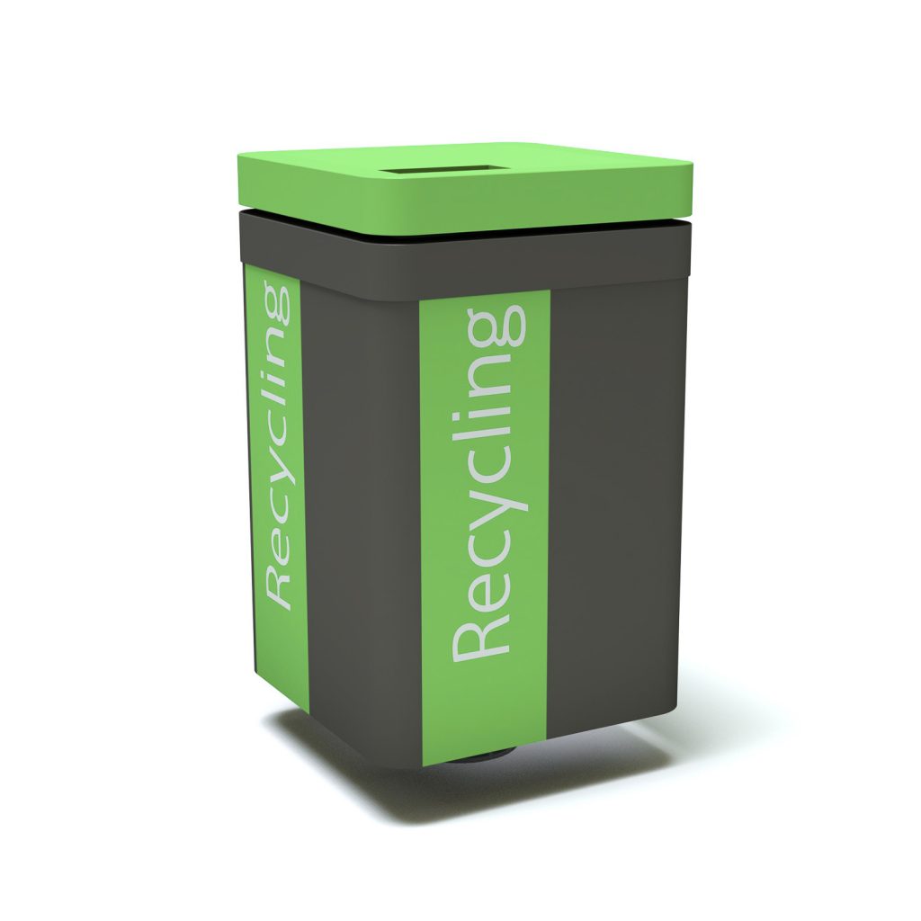 Senator waste bin - Streetscape NZ