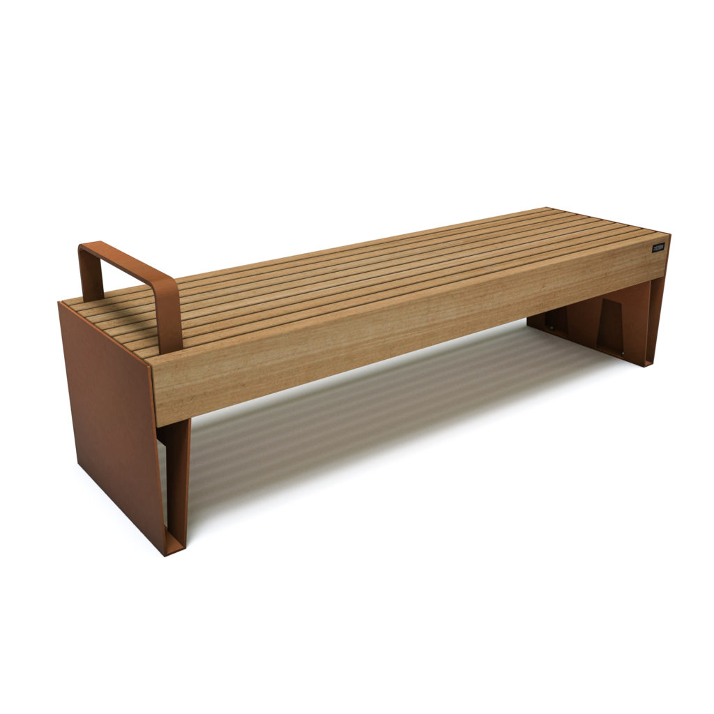 Luna bench seat - Streetscape NZ
